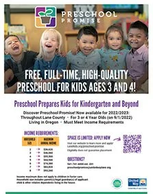 Free Full-Time Preschool — Early Childhood Hub of Lane County Oregon