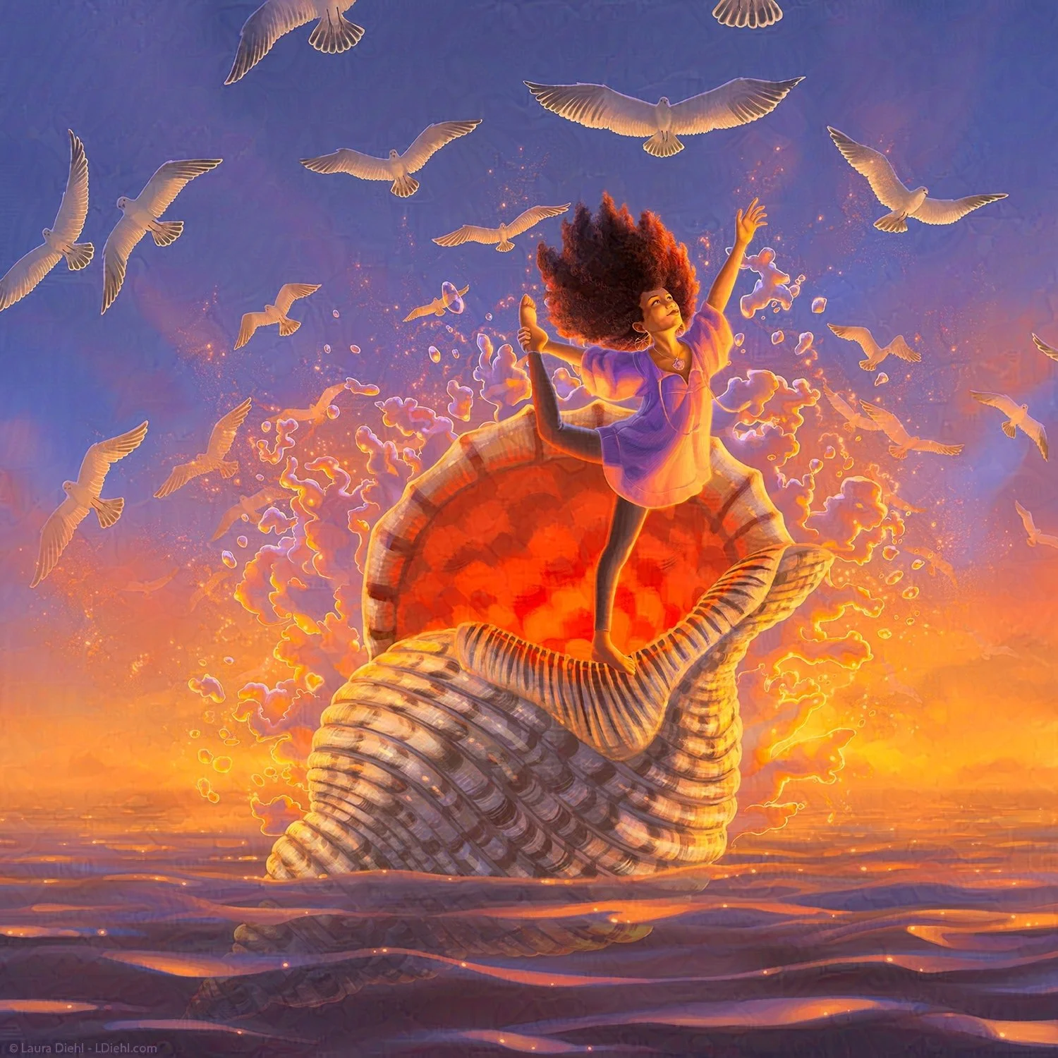 Triton's Trumpet — Laura Diehl Art
