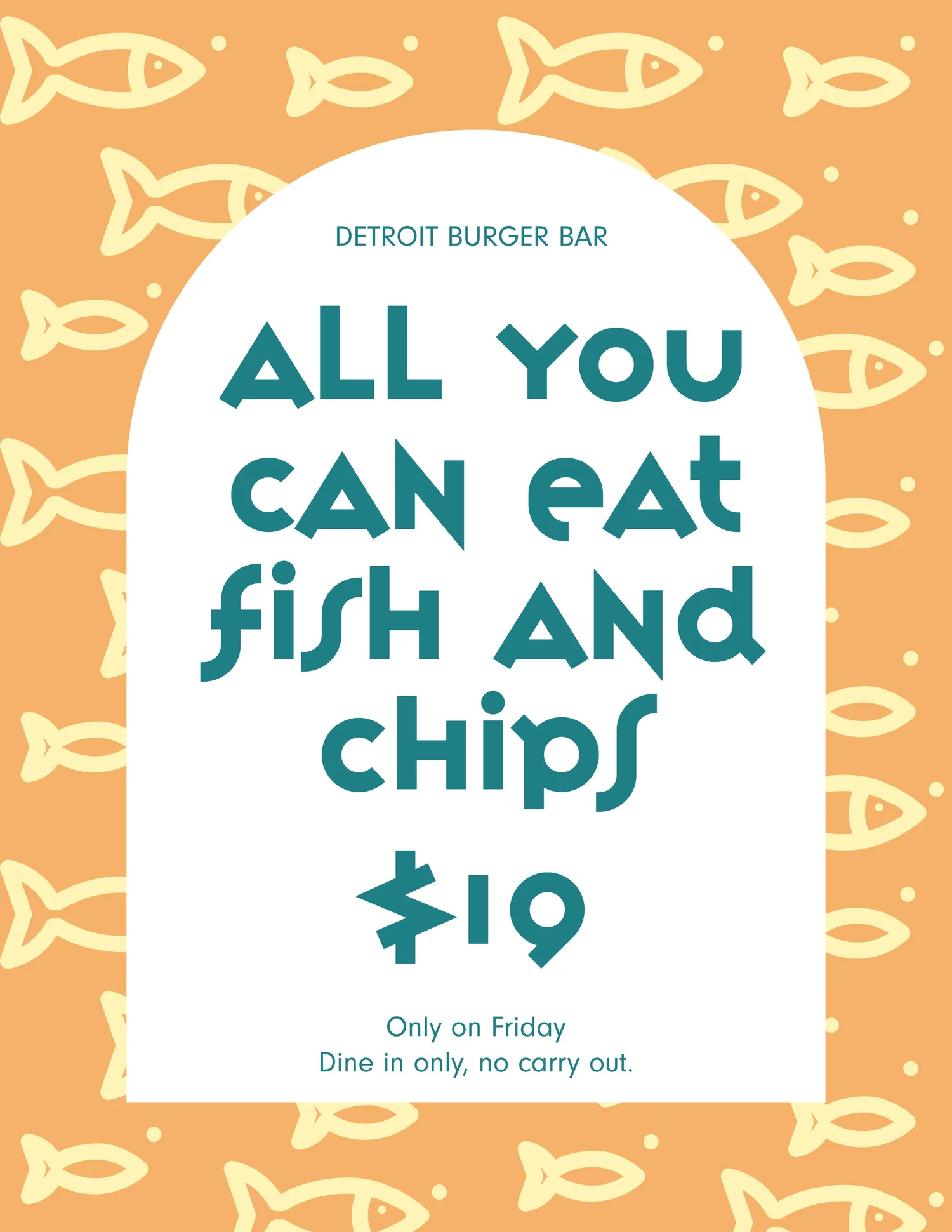 Weekly Specials — Detroit Burger Bar