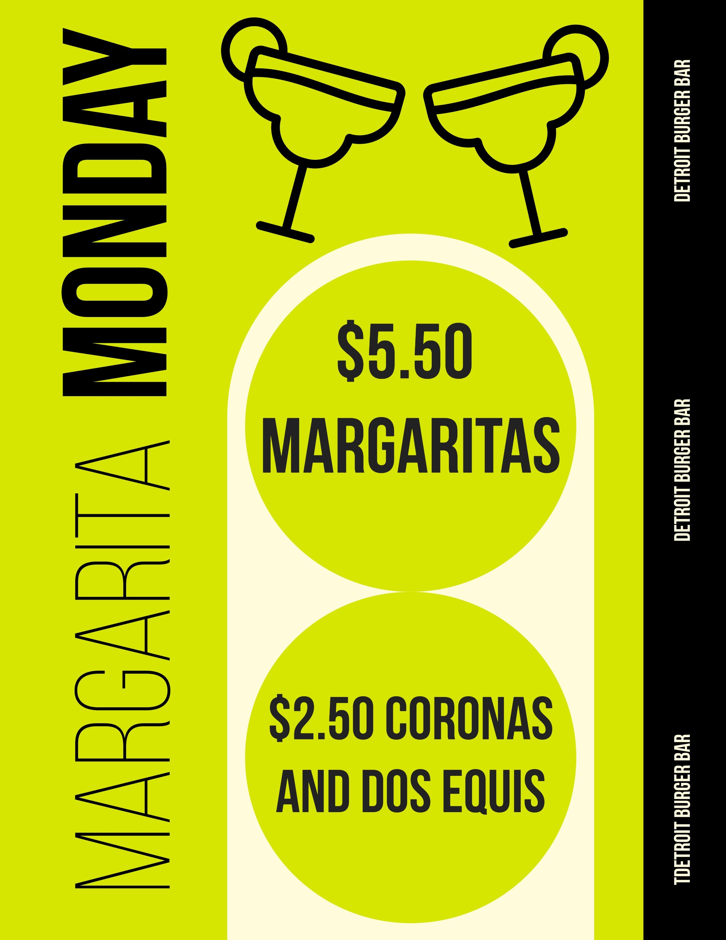 Weekly Specials — Detroit Burger Bar