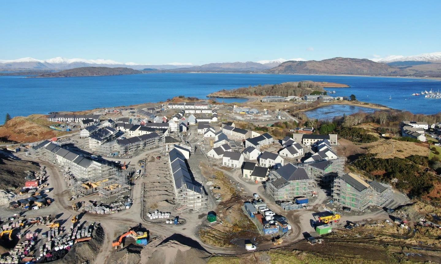 Zero direct emissions heat in new build affordable homes: Dunbeg, Oban ...
