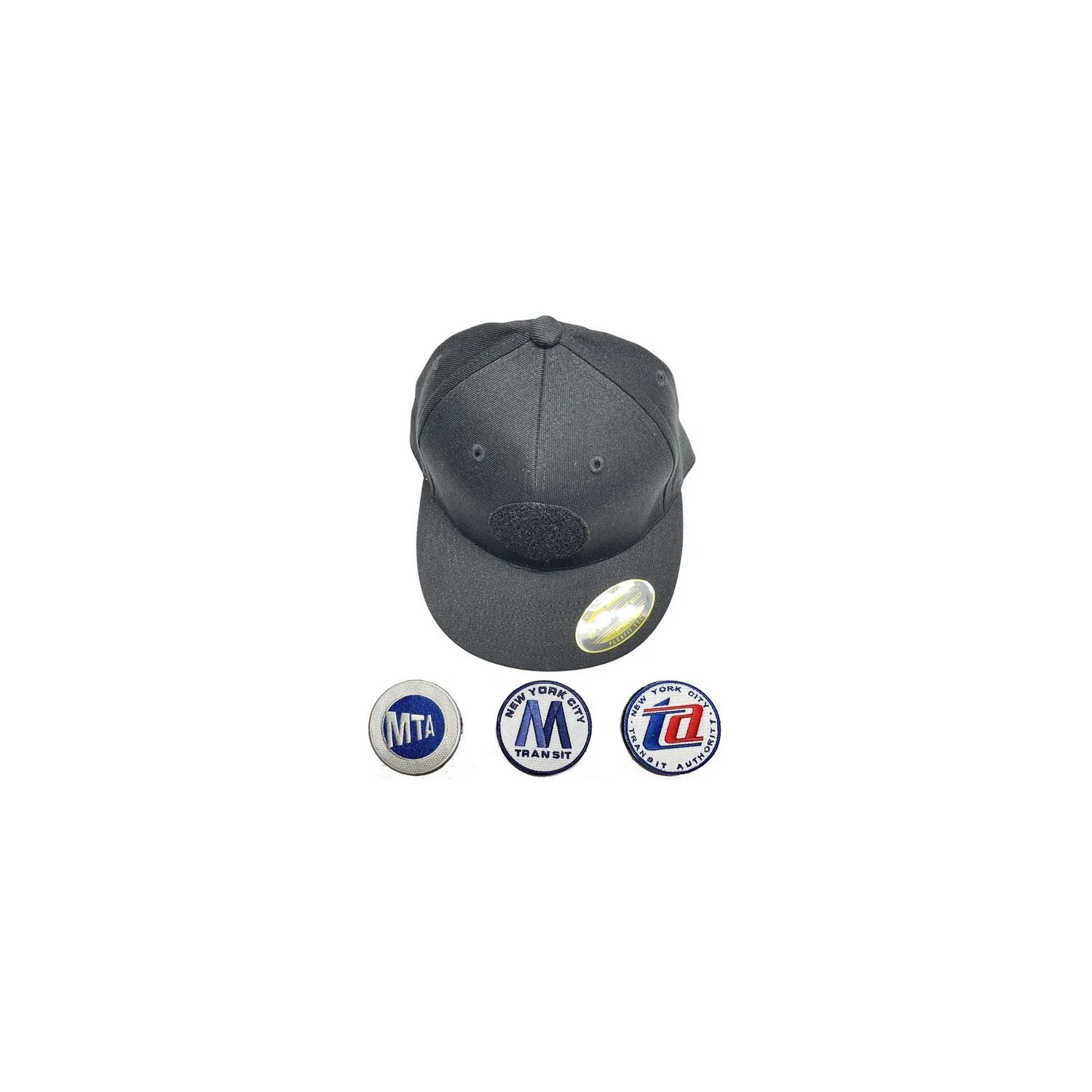 TRANSIT WEAR BASEBALL HATS FITTED OR SNAPBACK WITH 3 REMOVABLE VELCRO ...