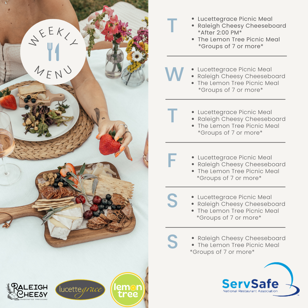 Picnic Menu — Raleigh Picnic Co.