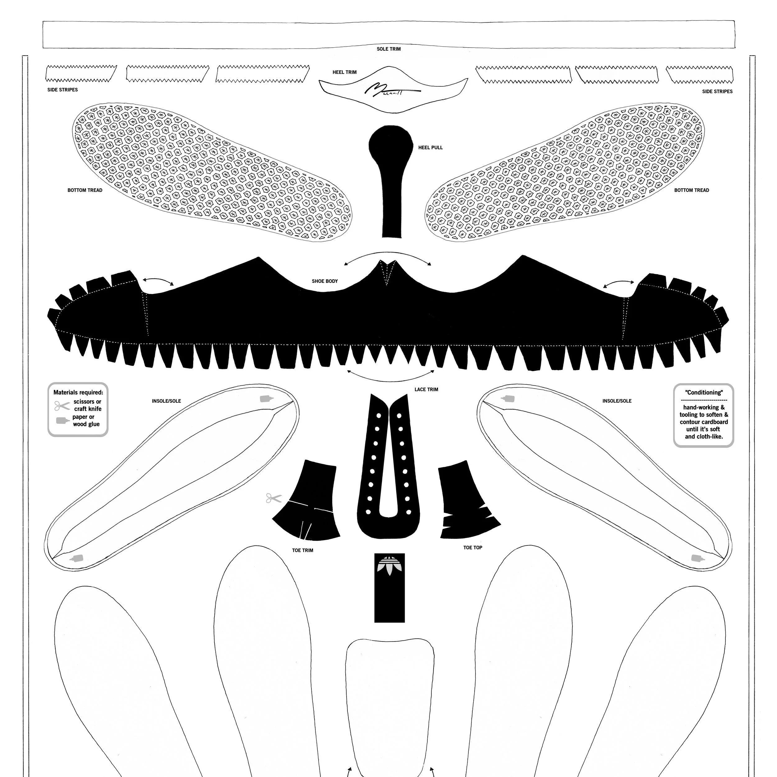 CARDBOARD SHOES — Shop Editions & Original Works — MIKE LEAVITT