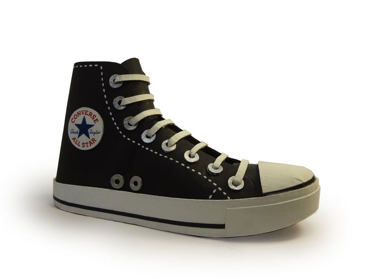 "Corrugated Kix" CARDBOARD SHOES — MIKE LEAVITT