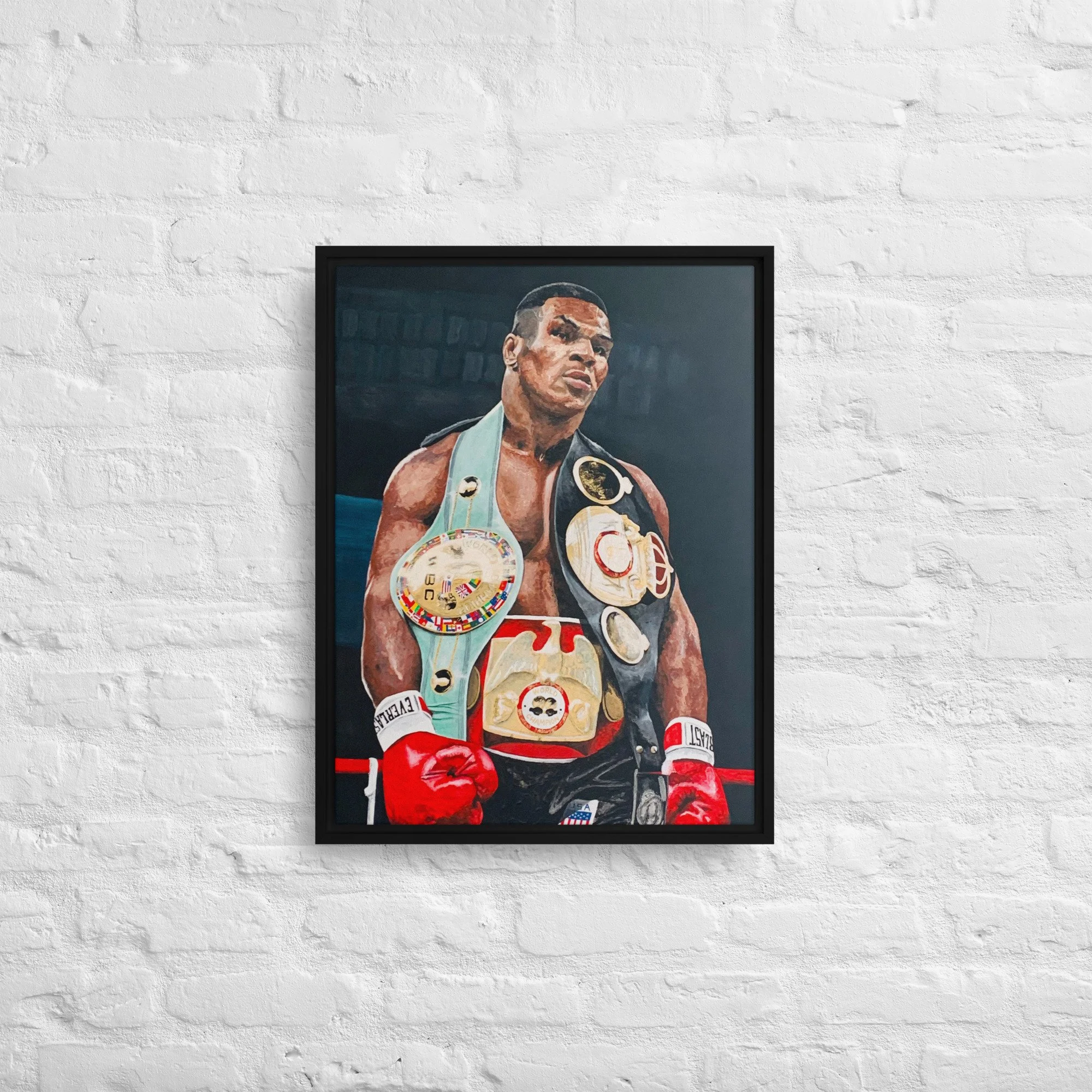 Mike Tyson - Framed canvas — Breezy Frederick