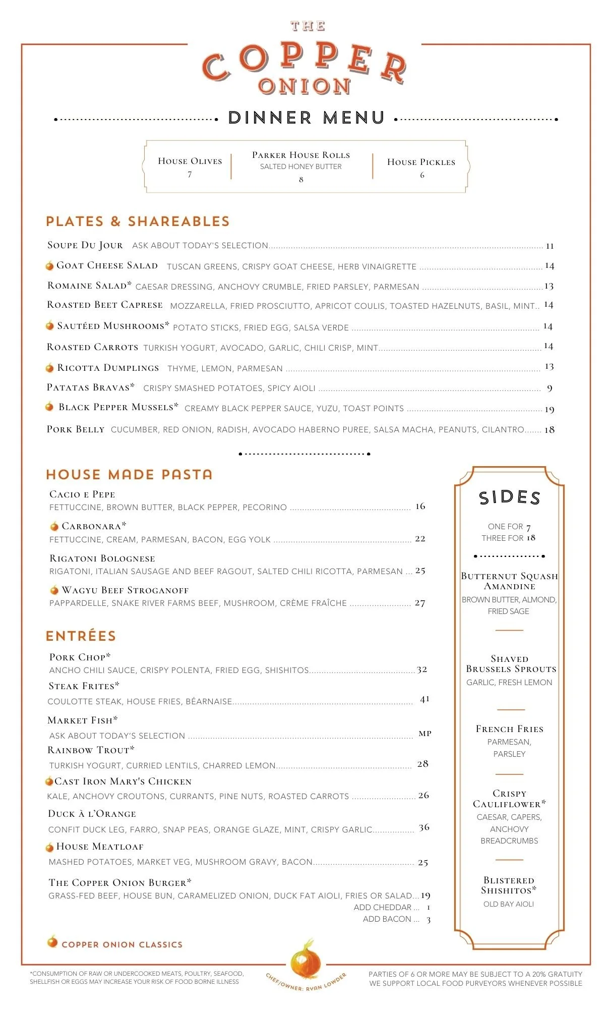 EAT — The Copper Onion