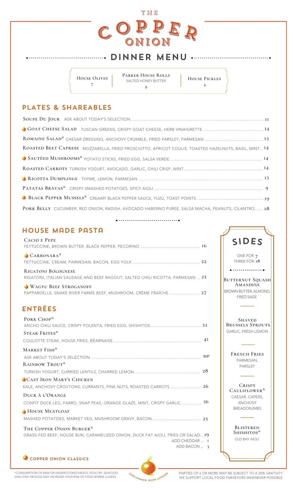 EAT — The Copper Onion