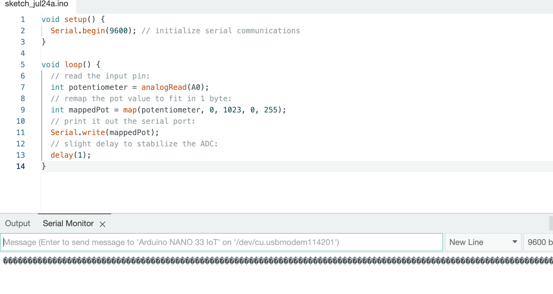 Lab Serial Input To P5js Using The P5webserial Library — Grace Song 5952