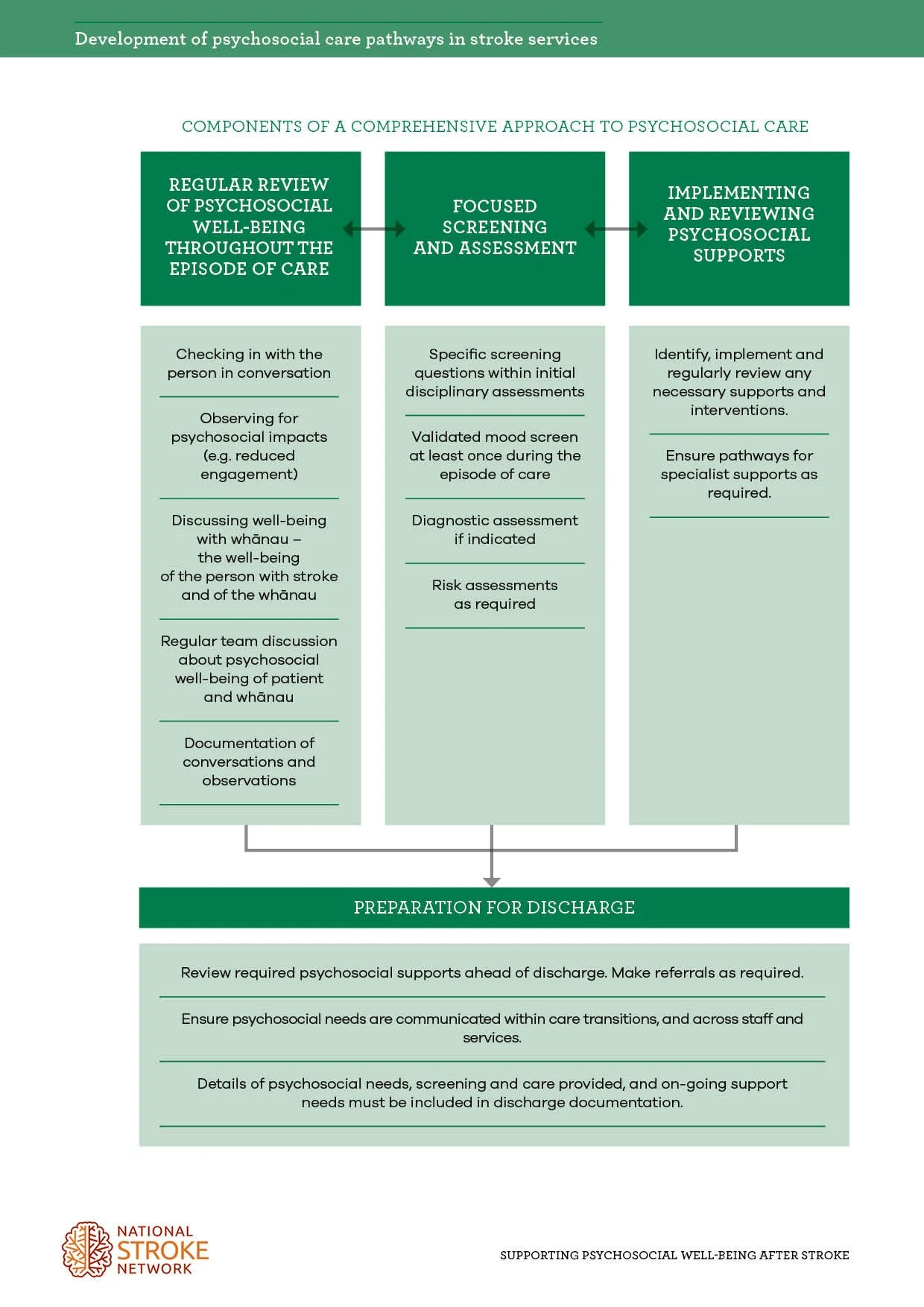 Development of psychosocial care pathways in stroke services — National ...