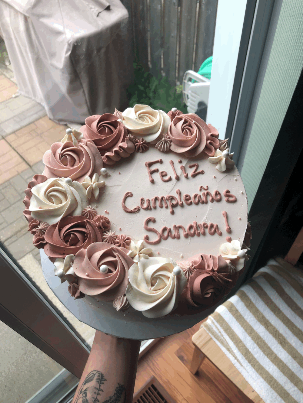 Happy Birthday Sandra Cake