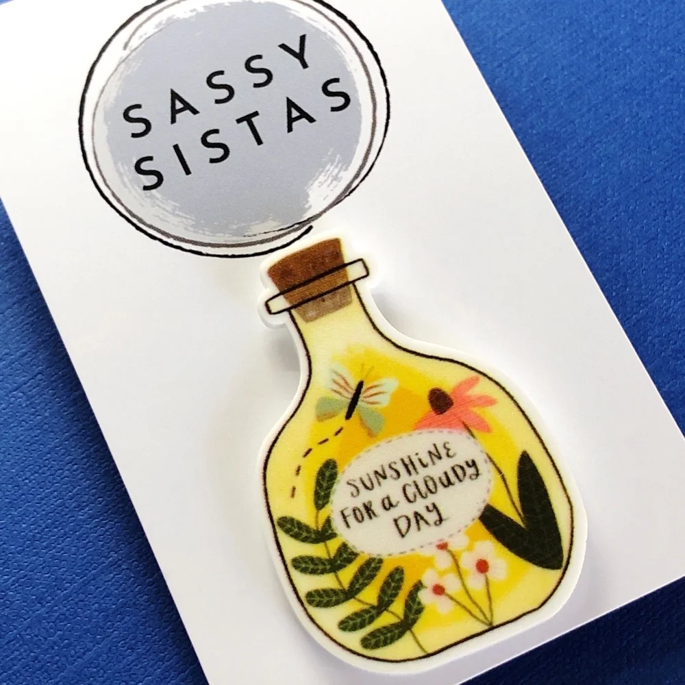 Pin/Badge - Make Today Count! — Sassy Sistas