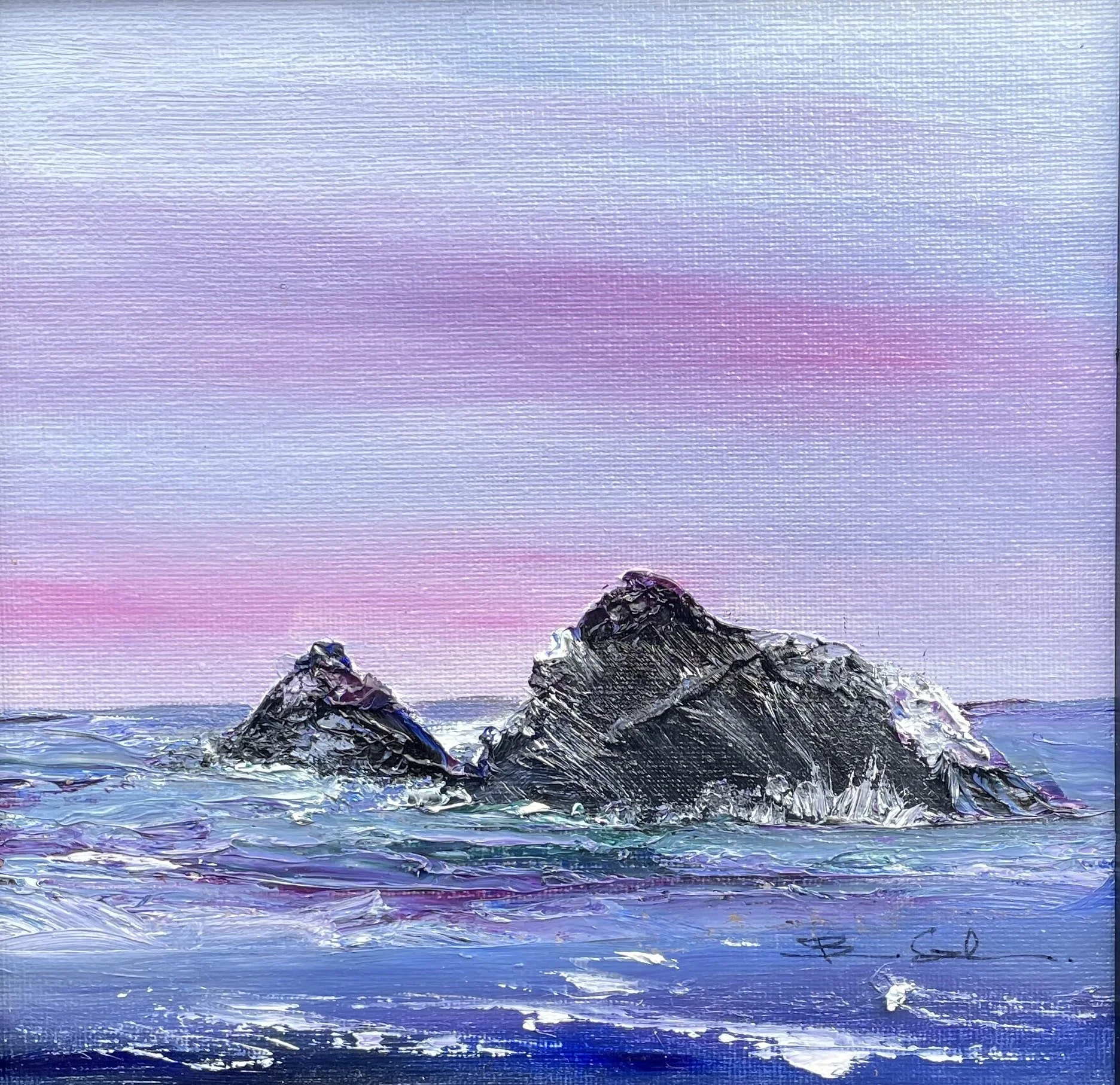 Close To The Shore - Bruce Graham - (small artwork) — 100 artists