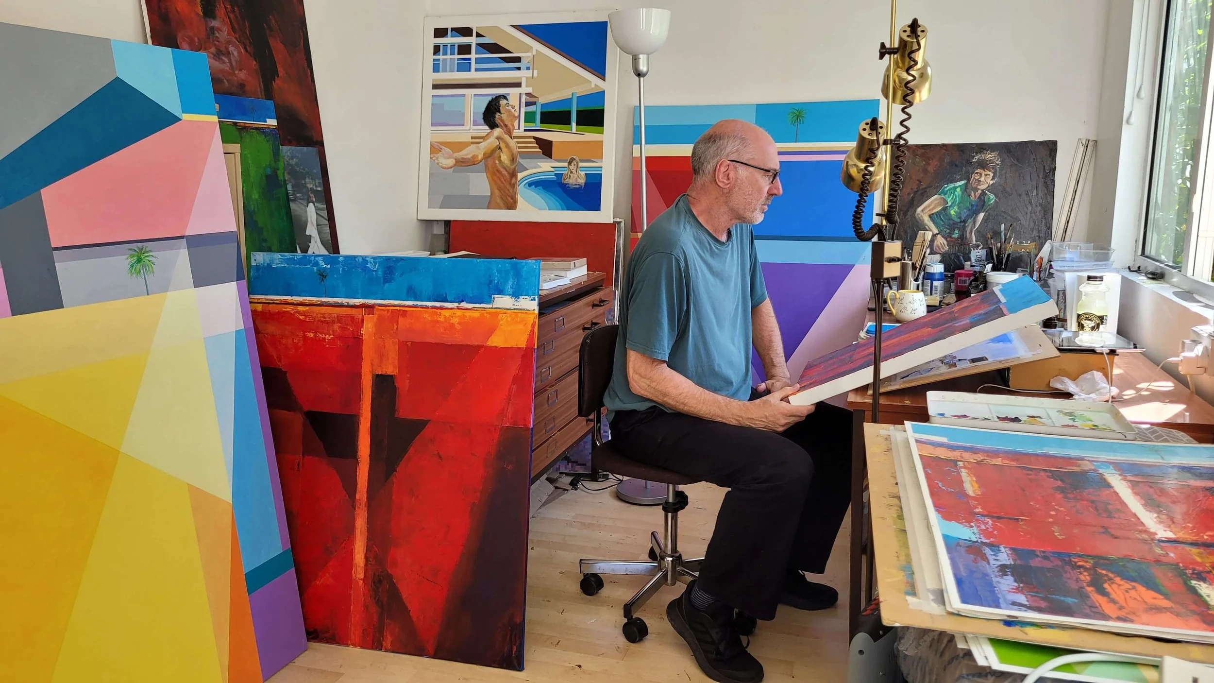 British David Hockney | Alan Cooper — 100 artists