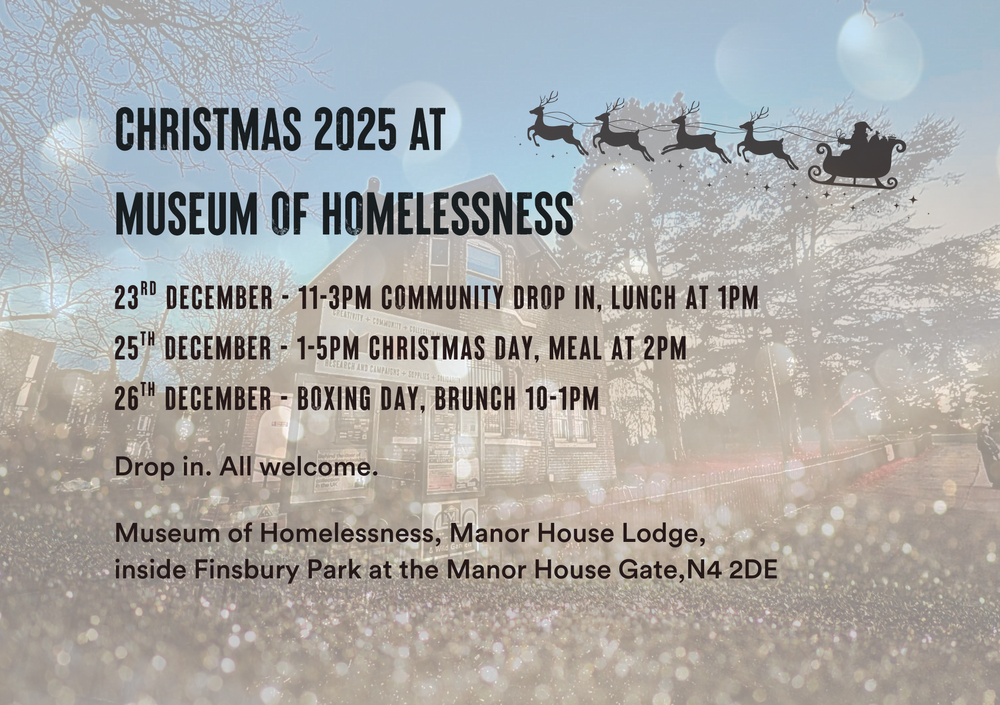 Christmas at Museum of Homelessness — Museum of Homelessness
