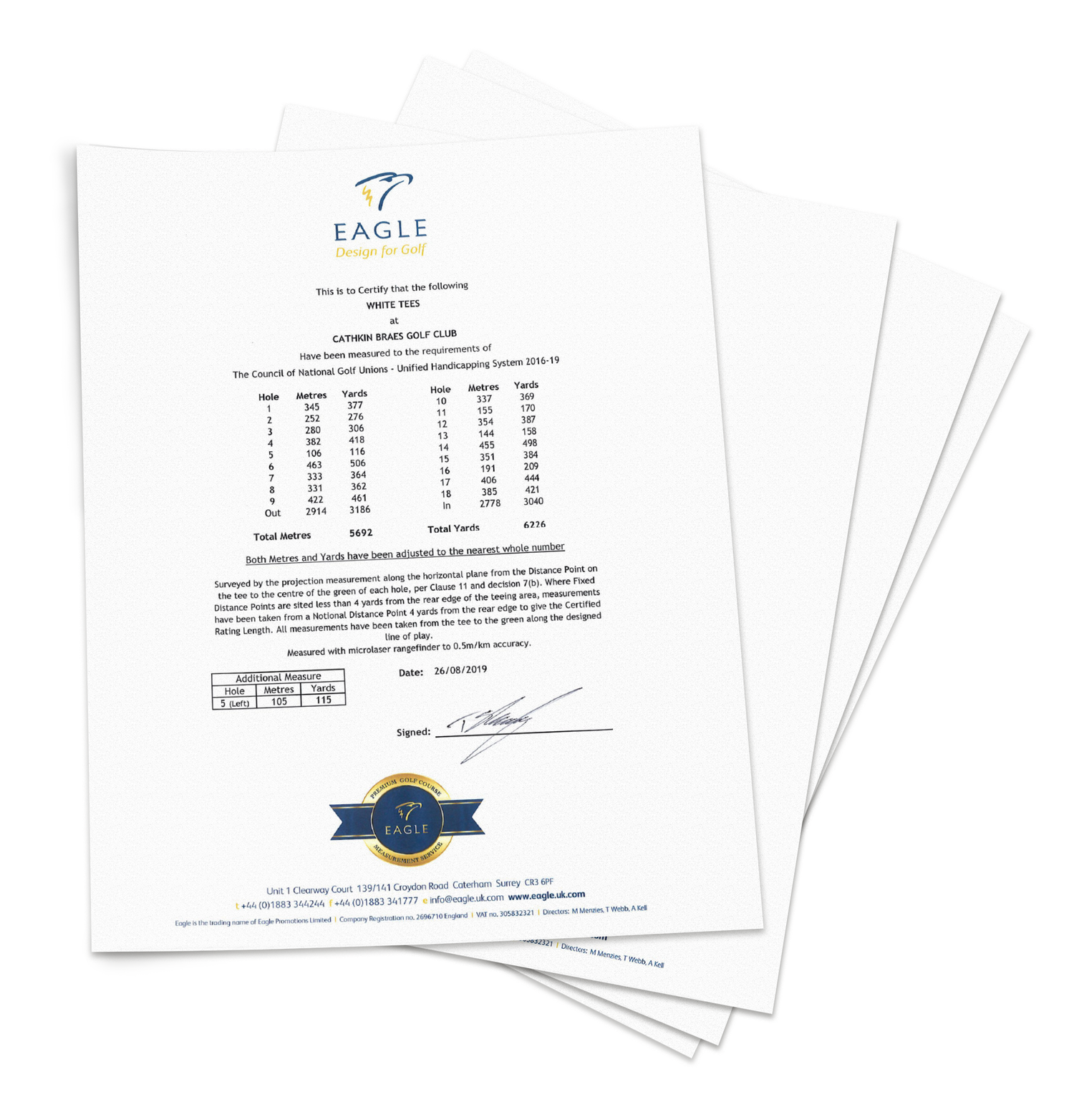 Course Services — Eagle - Design for Golf