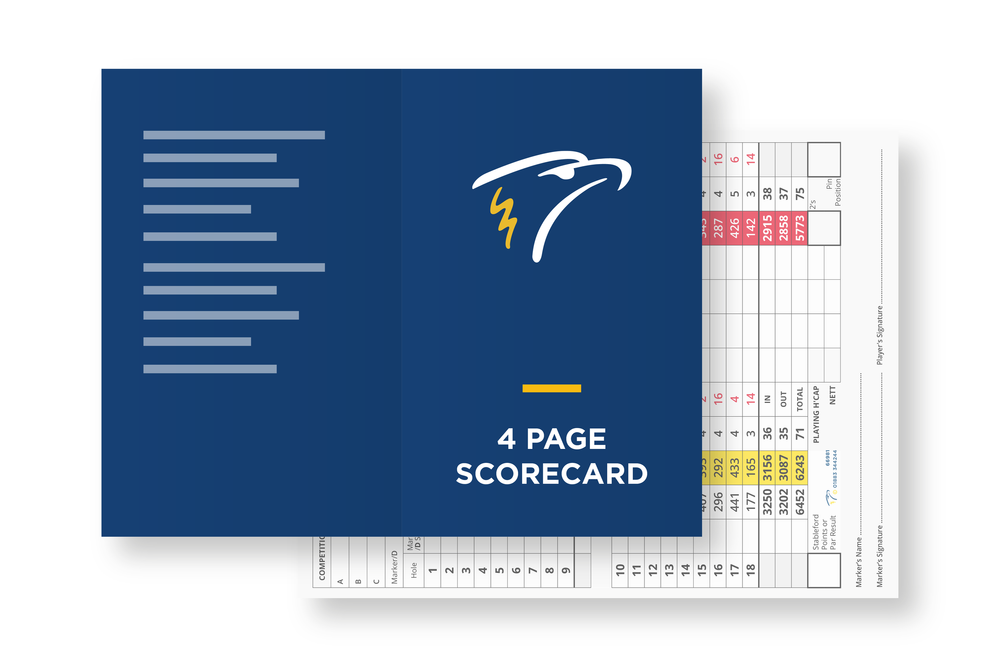 2 Page Scorecard — Eagle - Design for Golf