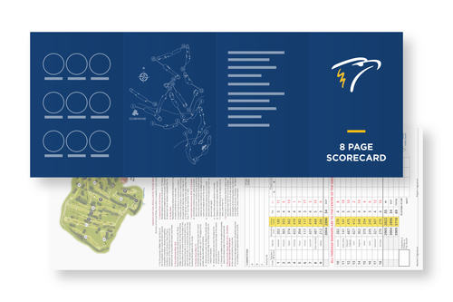 4 Page Scorecard — Eagle - Design for Golf