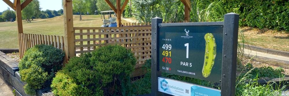 Tee Signage — Eagle - Design for Golf