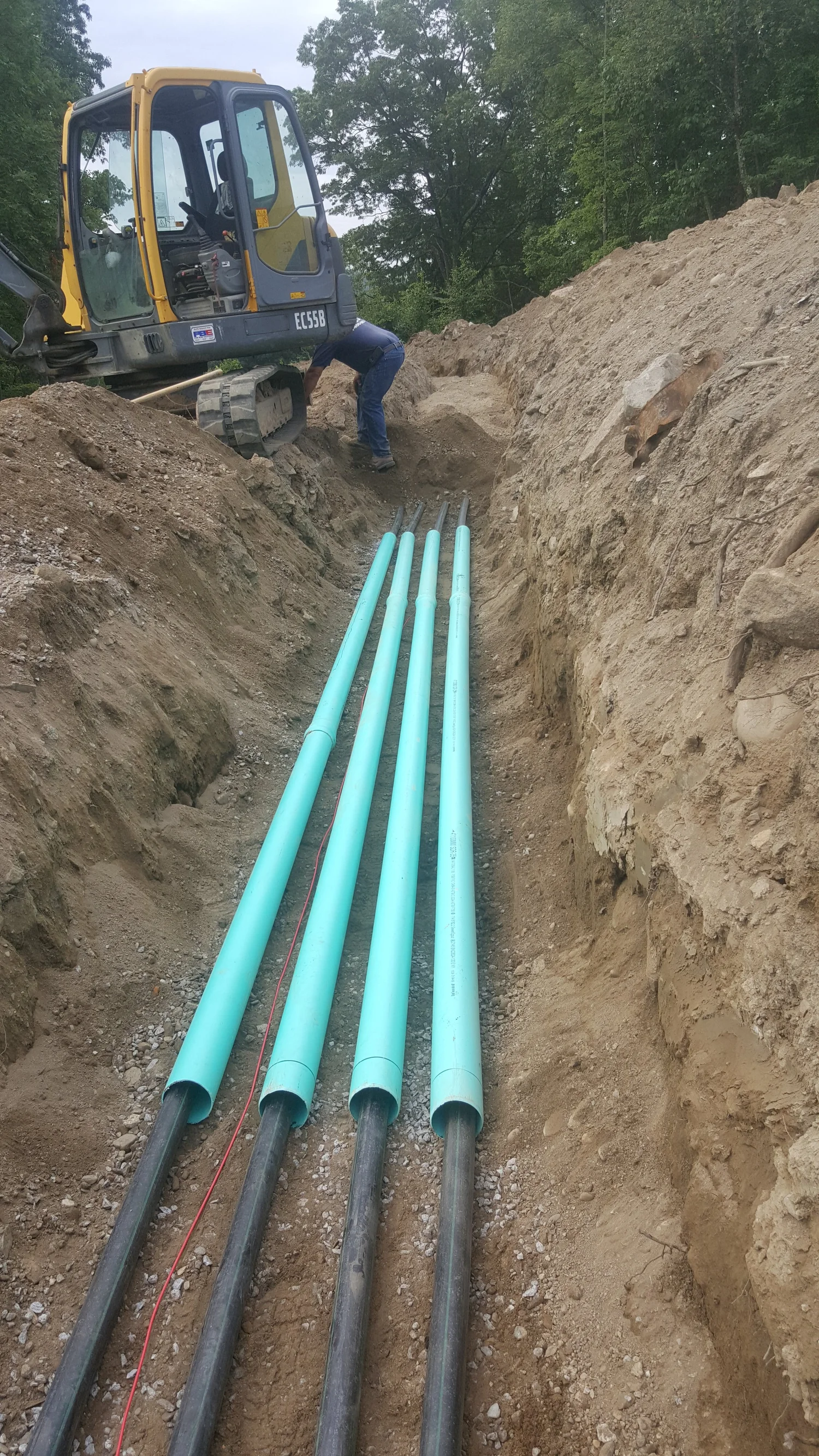 HDPE Pipe Fusion — JP Nilsen Excavating
