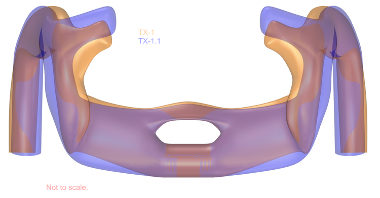 TX-1.1 Track Handlebar — MYTHOS 3D Printed Cycling Components