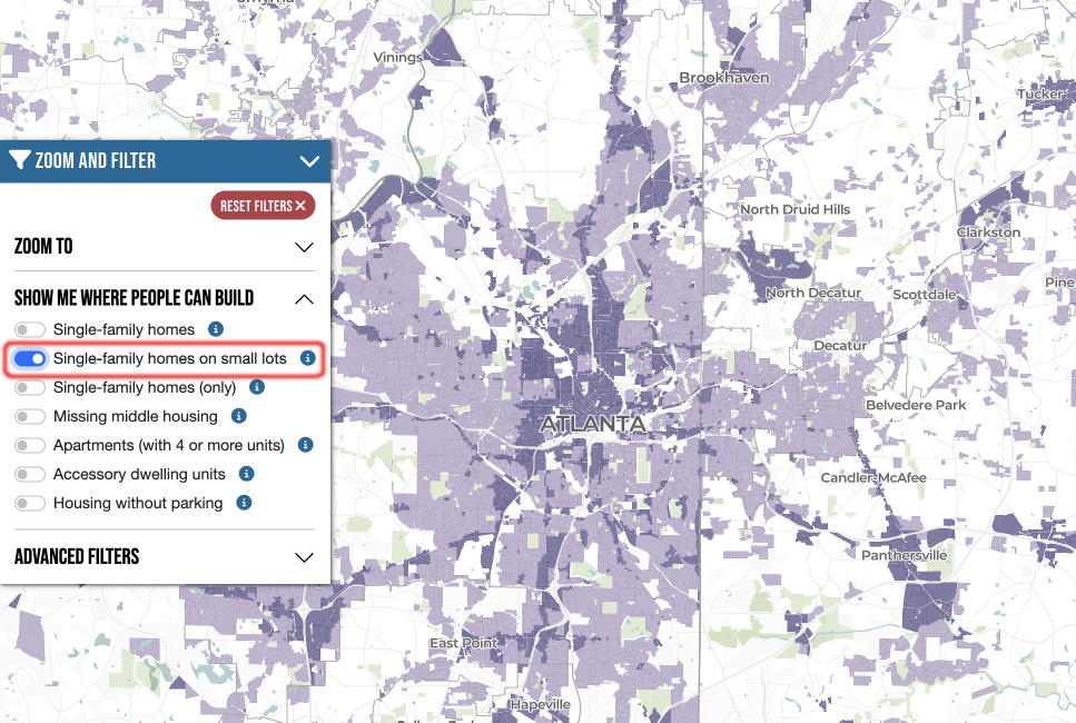MINIMUM LOT SIZES — National Zoning Atlas