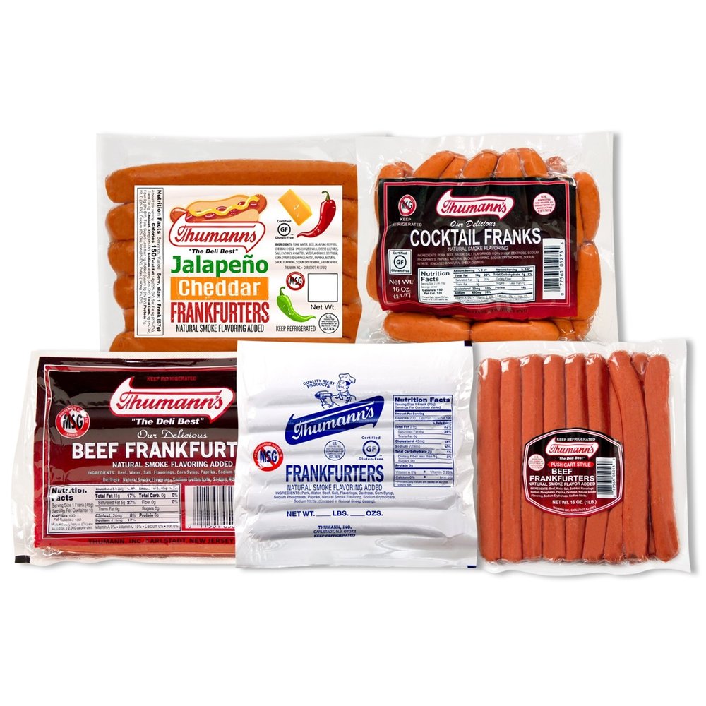 Hot Dogs & Sausages — Thumann's store online — Thumann's Deli Best
