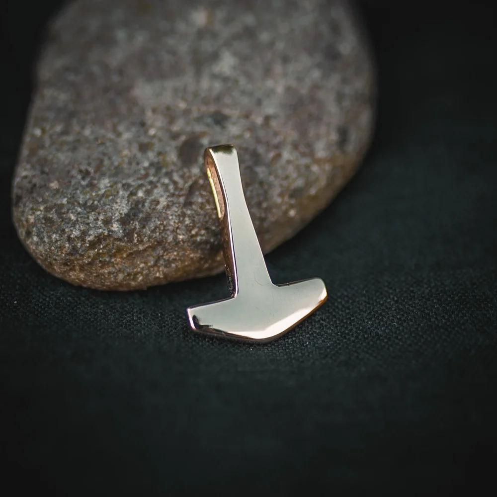 Tiny Tissø Mjolnir 14k solid gold — Barbariann - Authentic Viking and ...