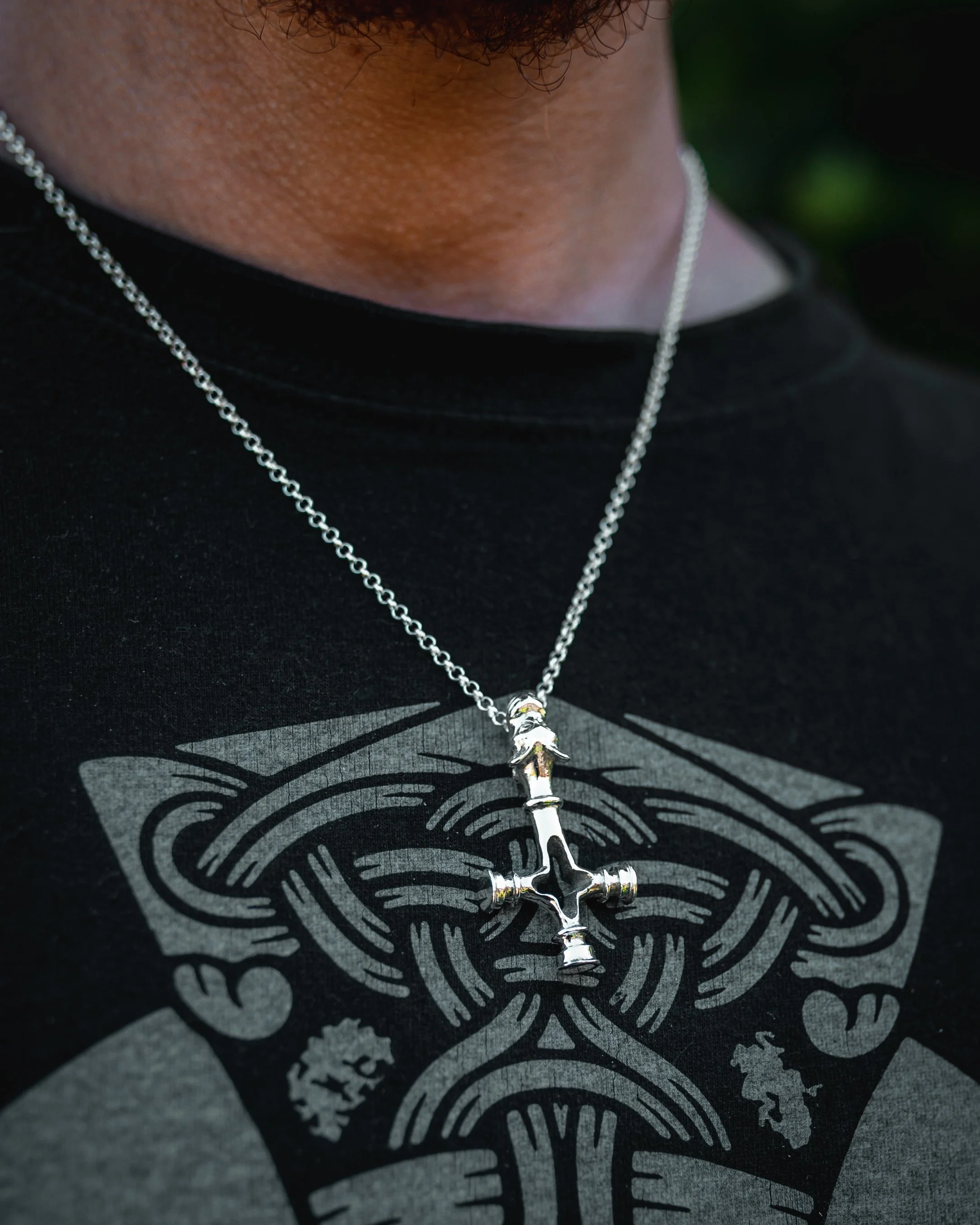 BESTLA Minimalistic Thor's hammer - sterling silver Mjöllnir - handmade ...