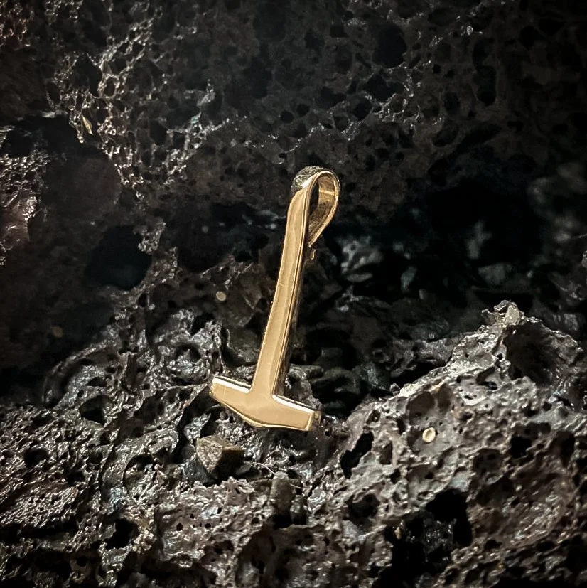 Tiny Tissø Mjolnir 14k solid gold — Barbariann - Authentic Viking and ...