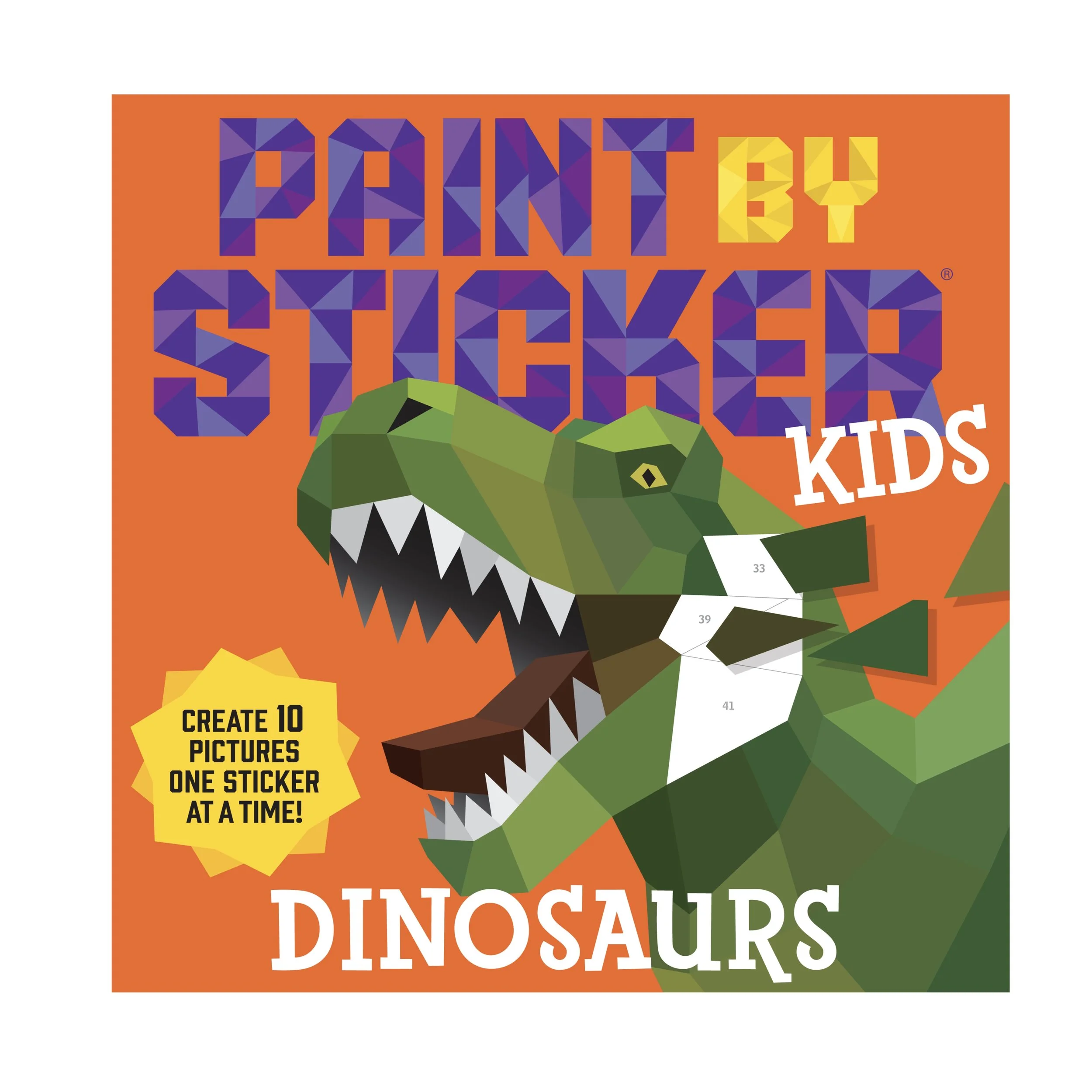 Paint by Sticker Kids- Dinosaurs — Spotted Pig Studio
