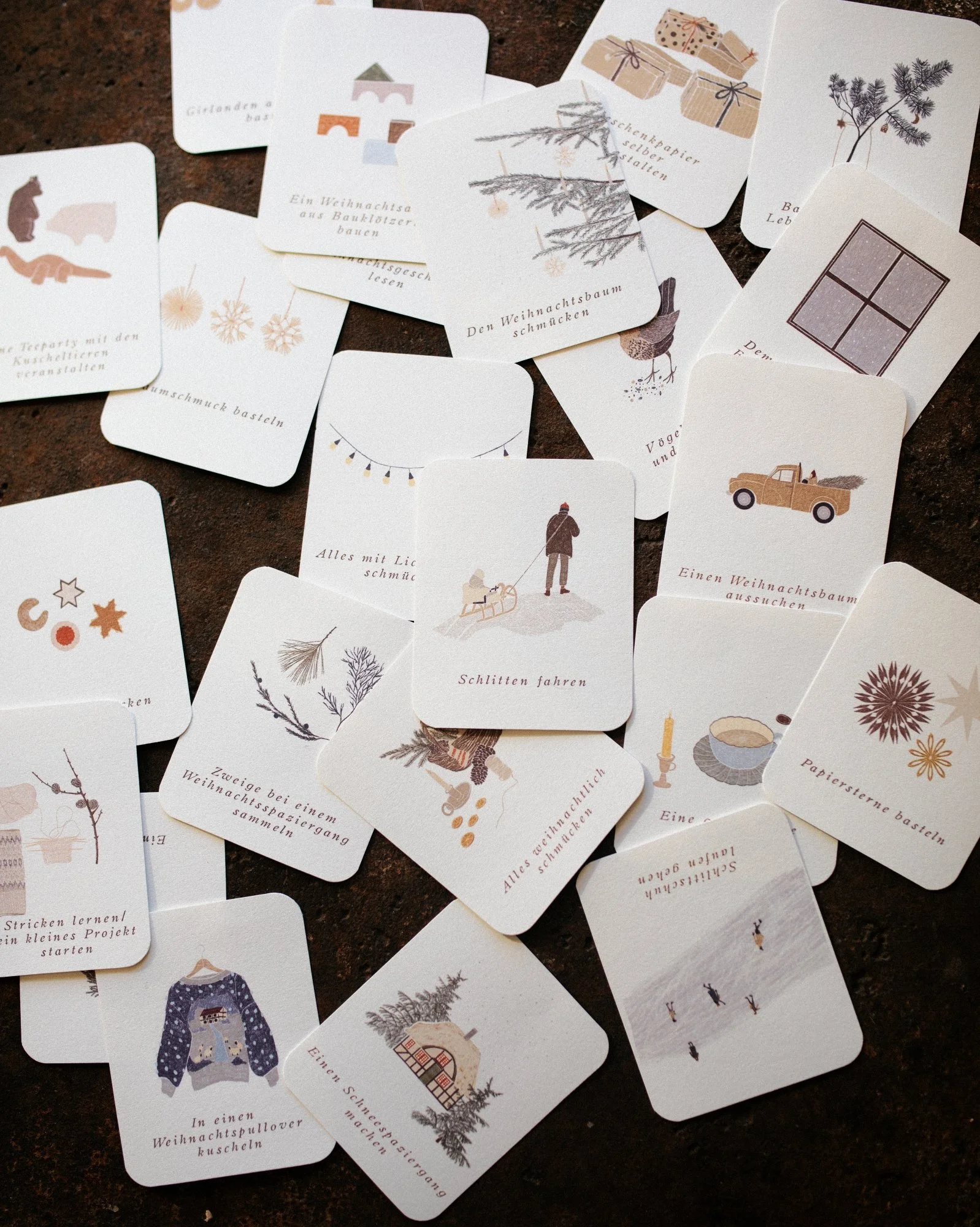 Gift Tags Set Winter Twigs Christmas — t i n a s o s n a