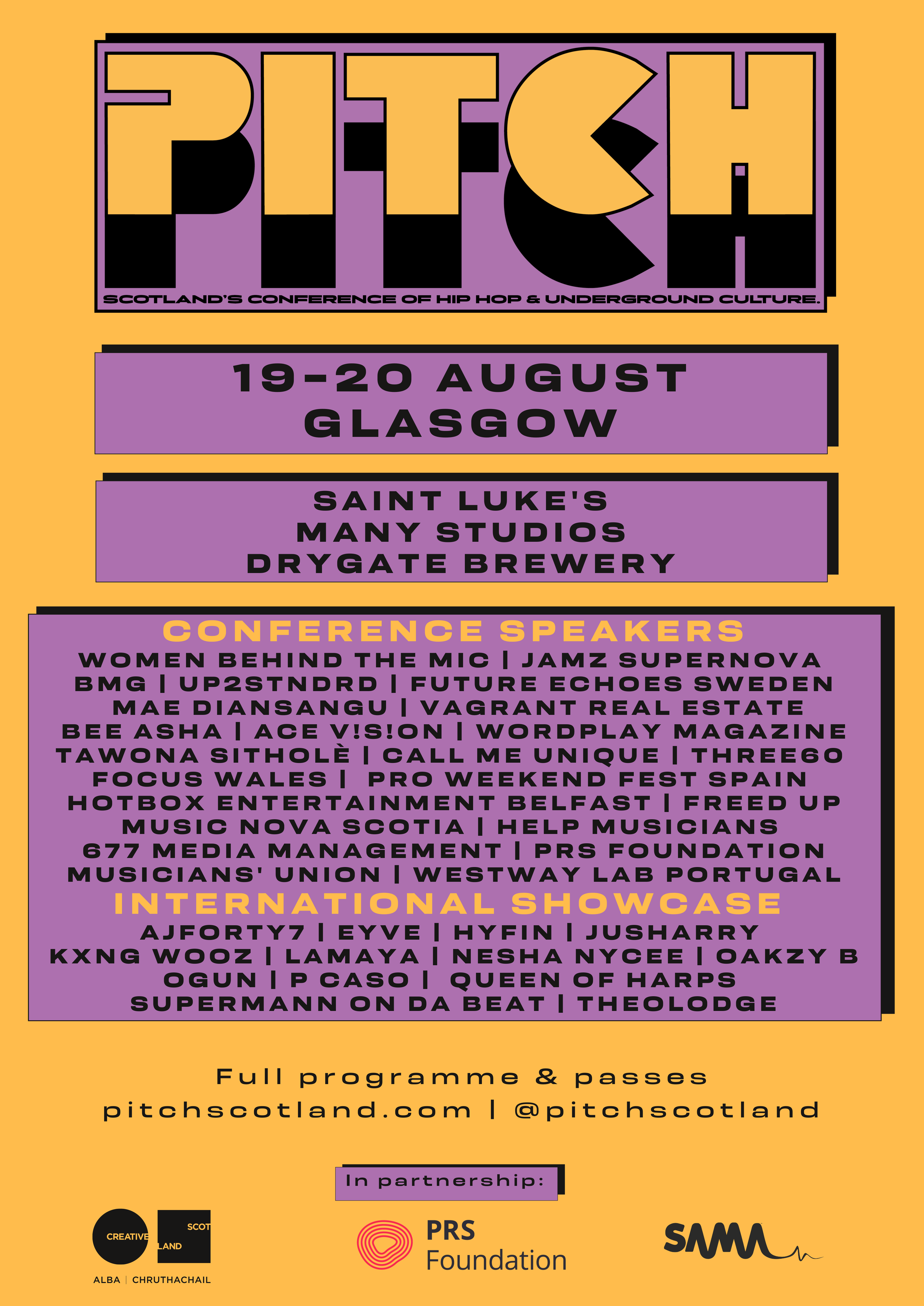 Jamz Supernova among final names set for Pitch, Scotland’s ...