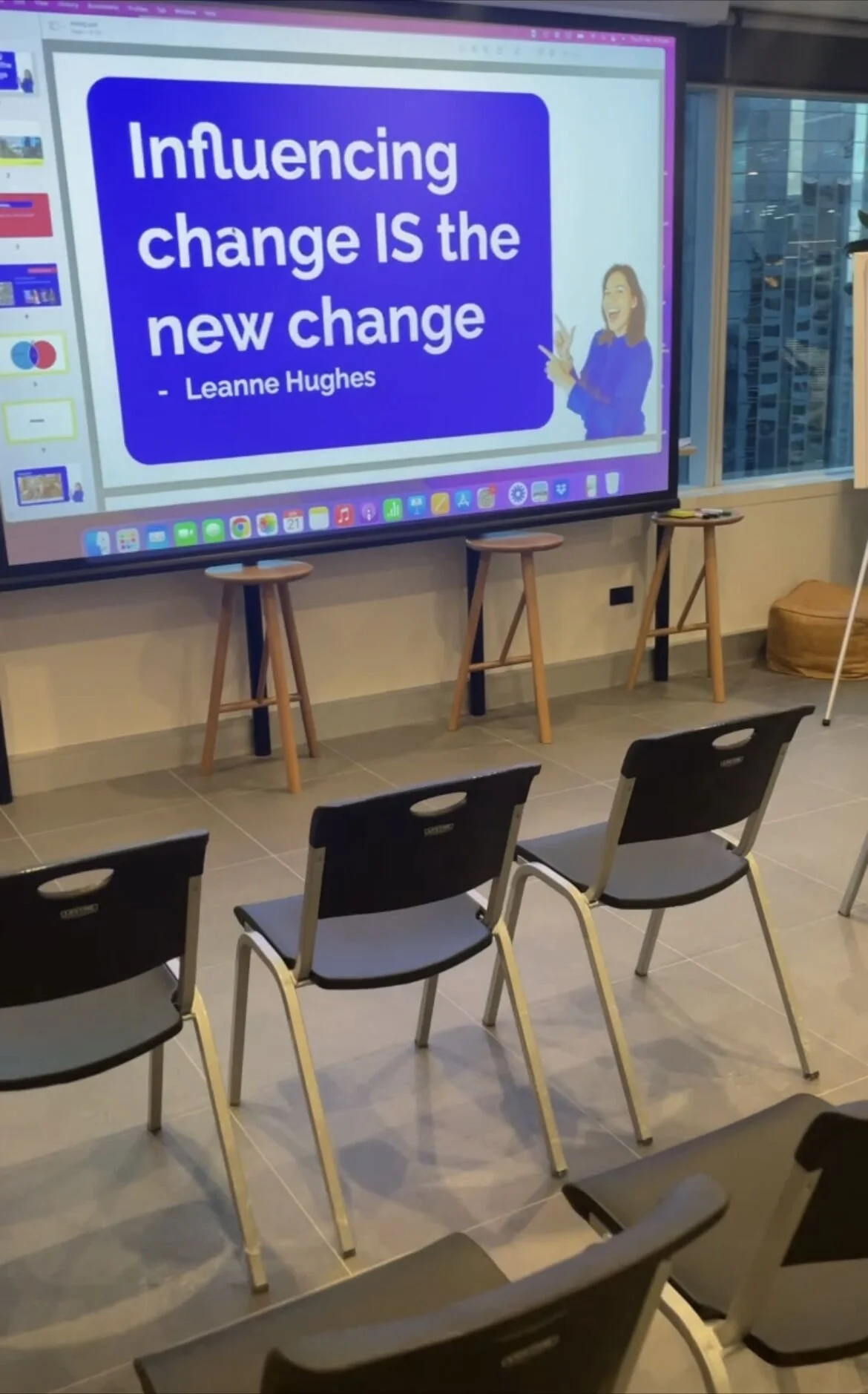 Influencing change is the new change! — Leanne Hughes