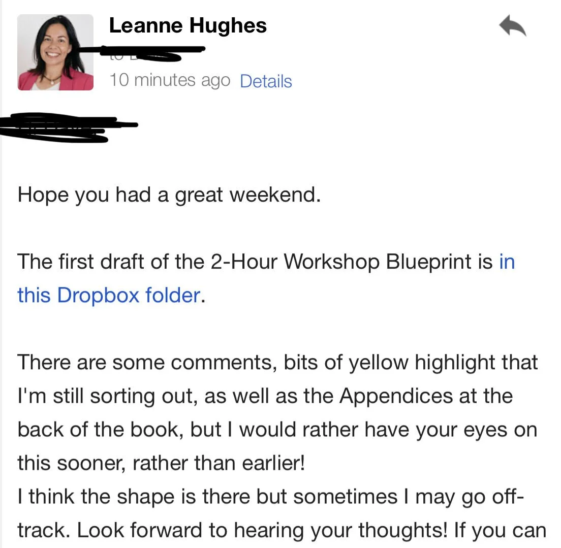 2-Hour Workshop Blueprint — Leanne Hughes
