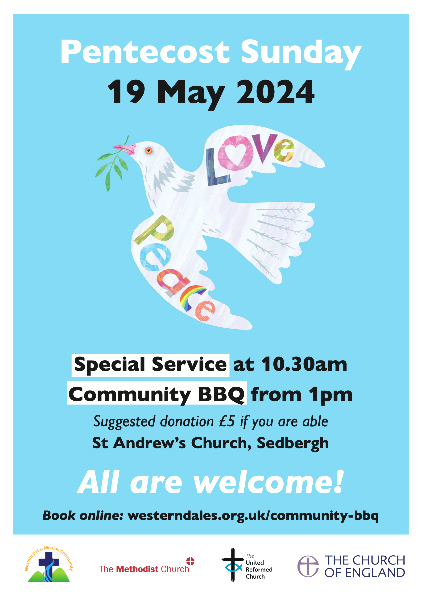 Pentecost Service and Community BBQ 2024 — WDMC Western Dales Mission ...