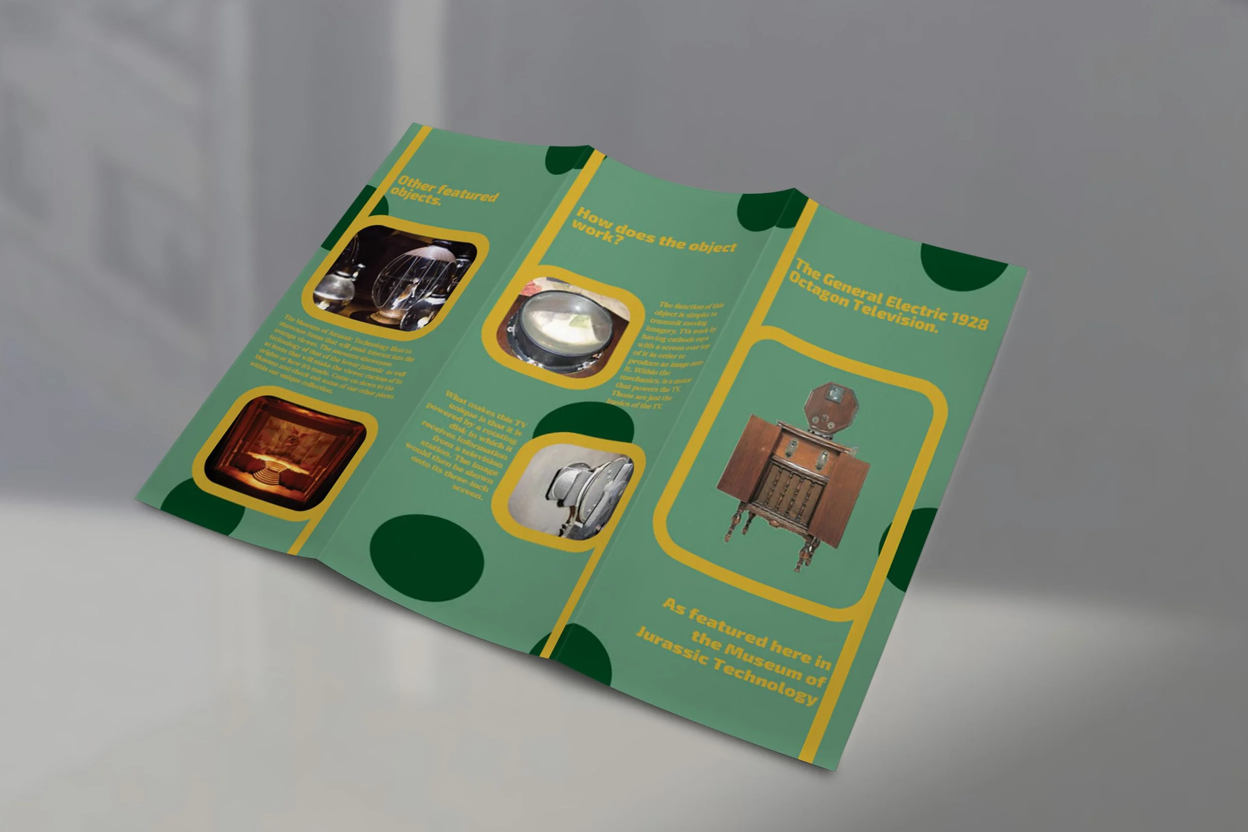 Octagonal TV Brochure — Graphic Designer