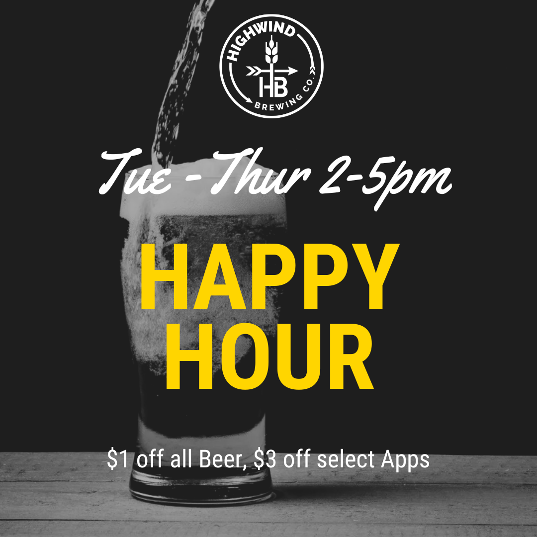 Menus — Highwind Brewing Co.