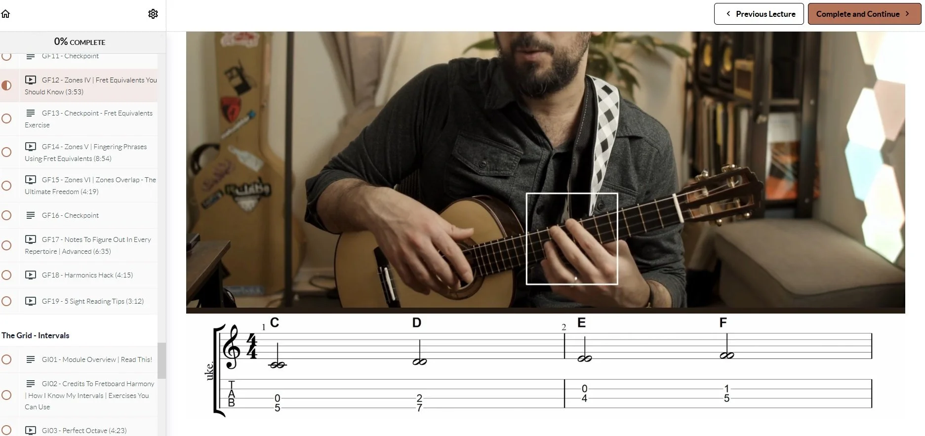 Ukulele Fretboard Harmony