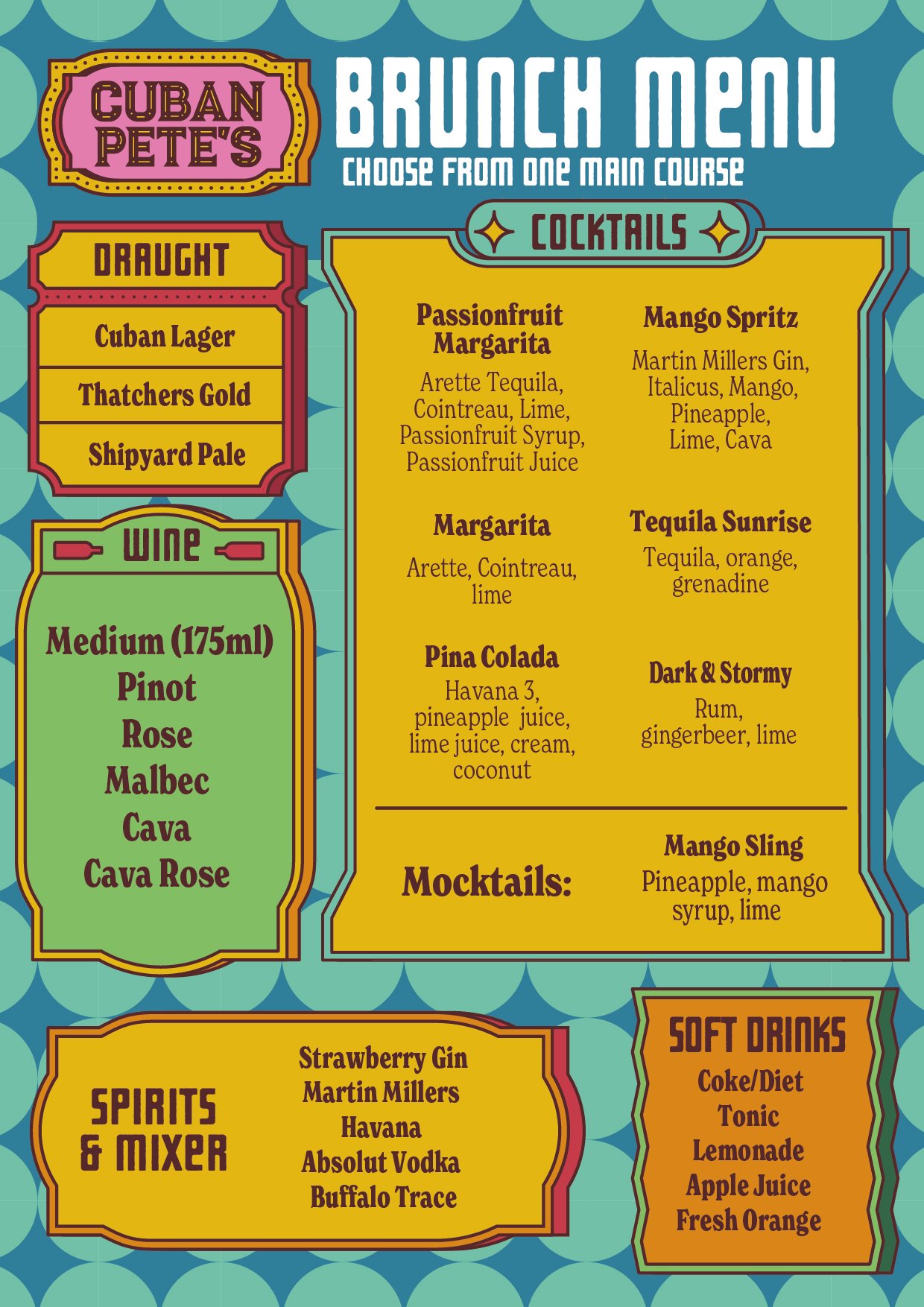 Food — Cuban Pete's