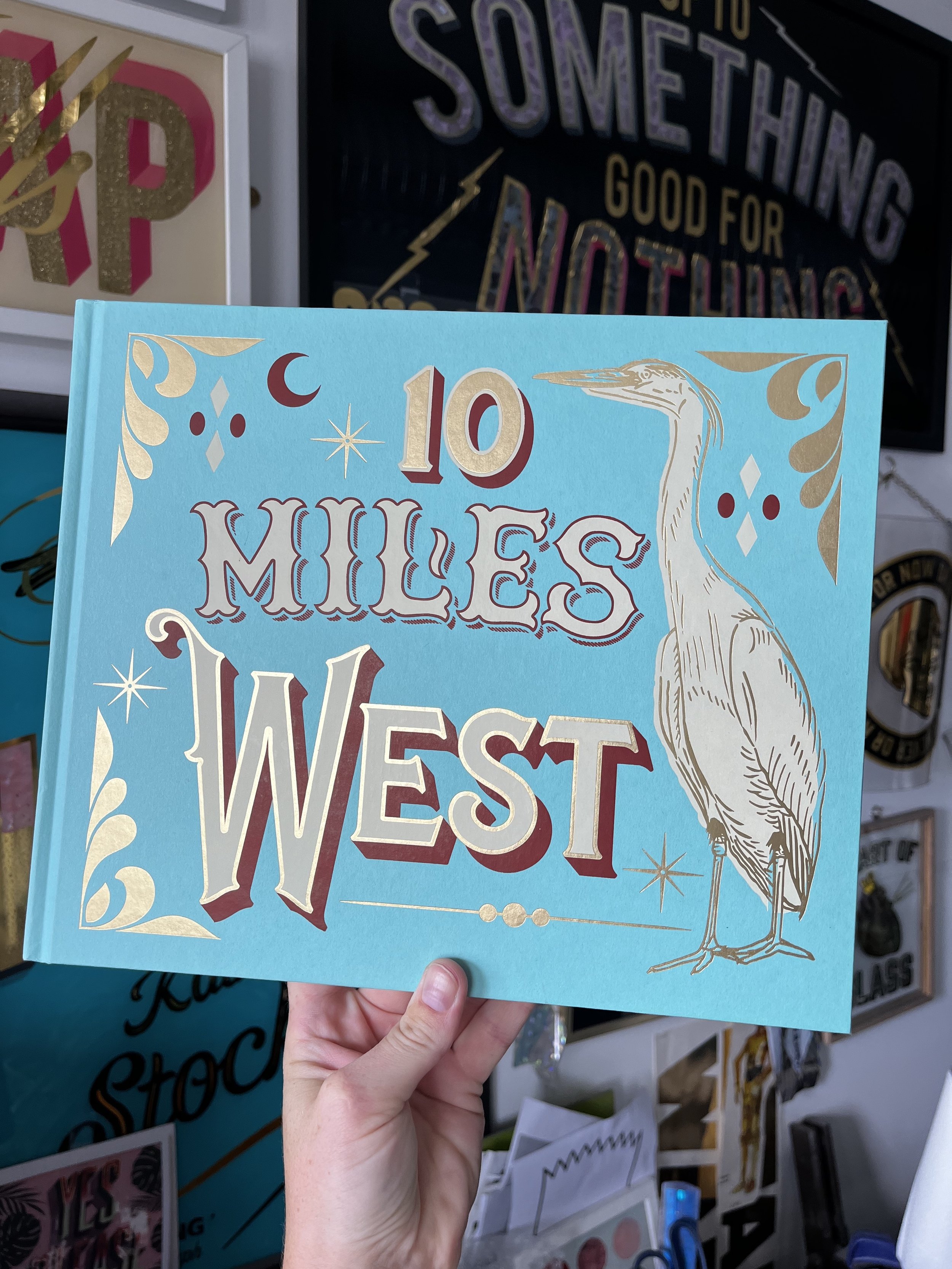 10 miles west - Josh Edgoose book cover — Alex May Hughes