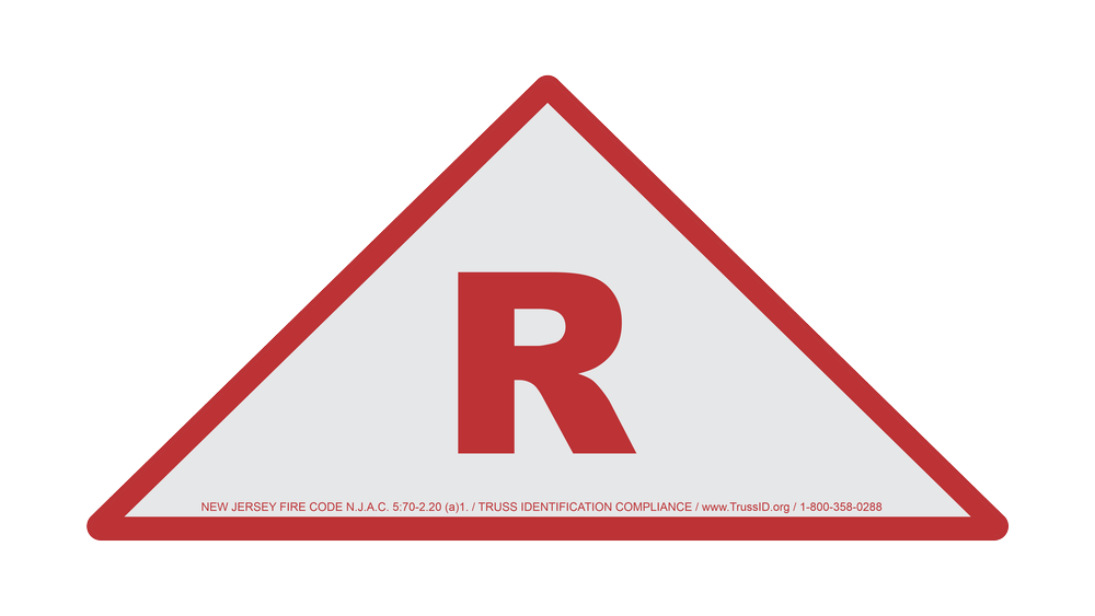 Truss Identification Sign - Pennsylvania - Type Roof — Truss ...