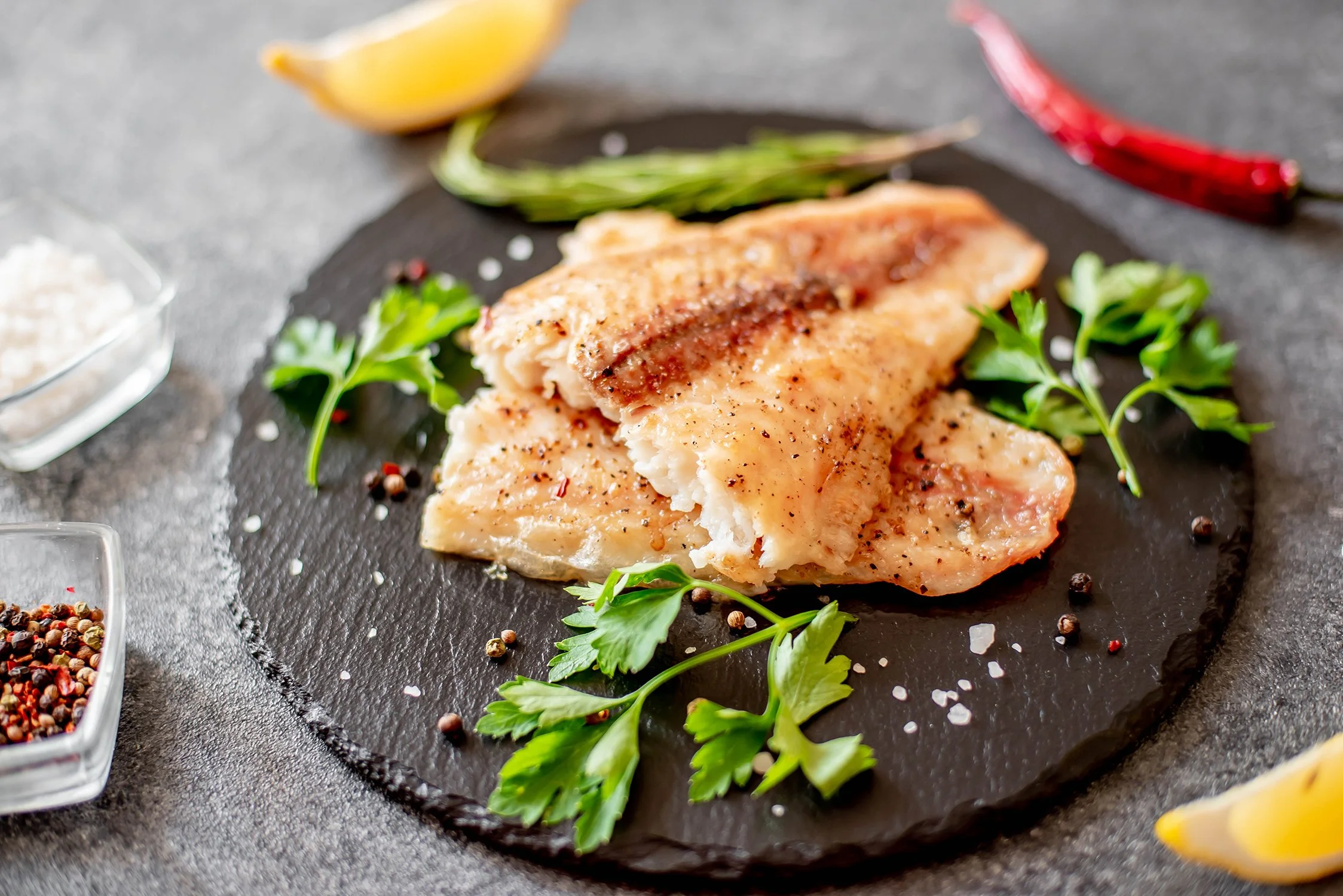 Lemon Garlic Baked Tilapia — Bento