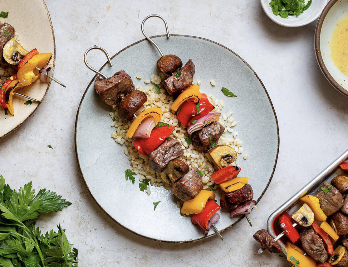 Beef and Vegetable Kebabs - Recipe — Bento