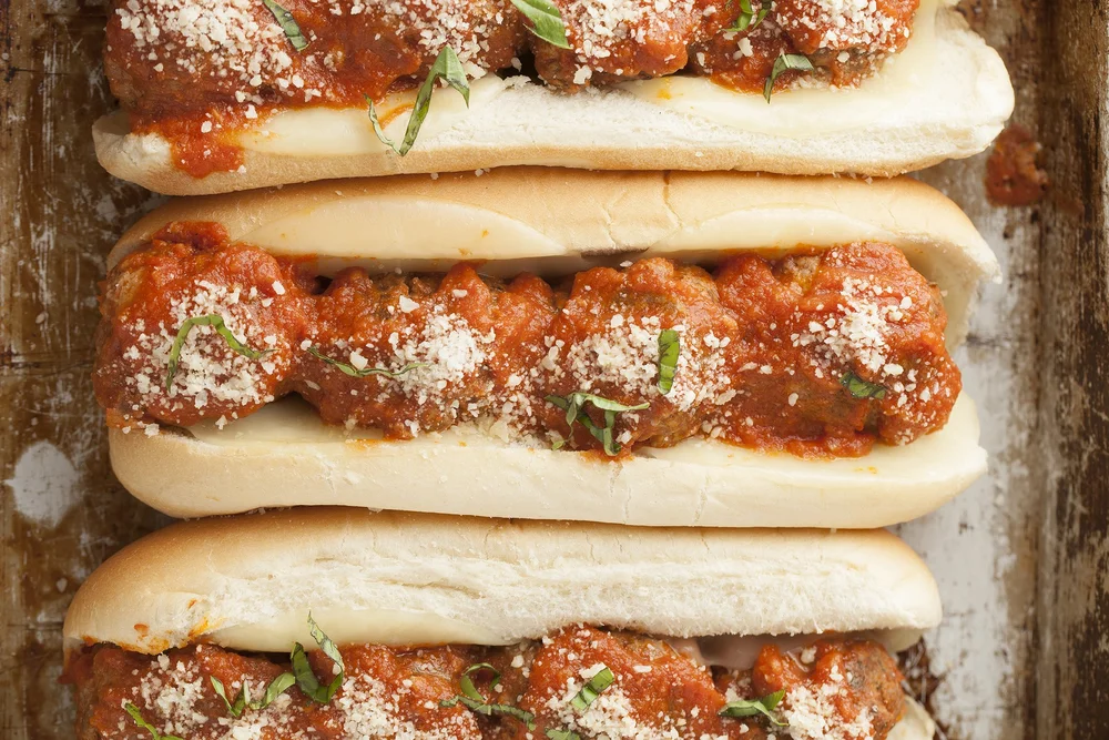 Turkey & Cheese Meatball Sub — Bento