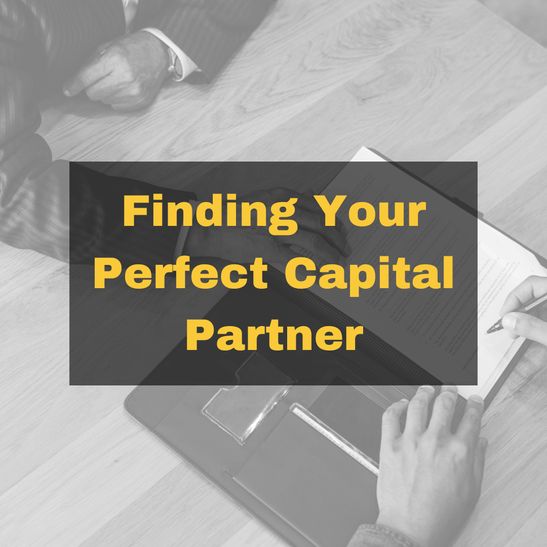 Finding Your Perfect Capital Partner — DISRUPTION MAGAZINE