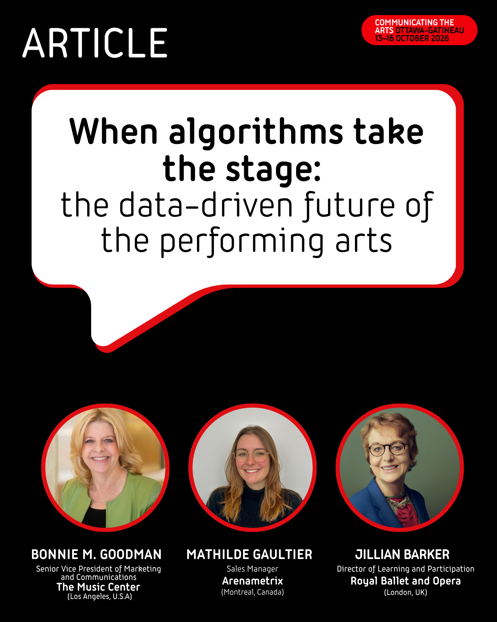When algorithms take the stage: the data-driven future of the ...