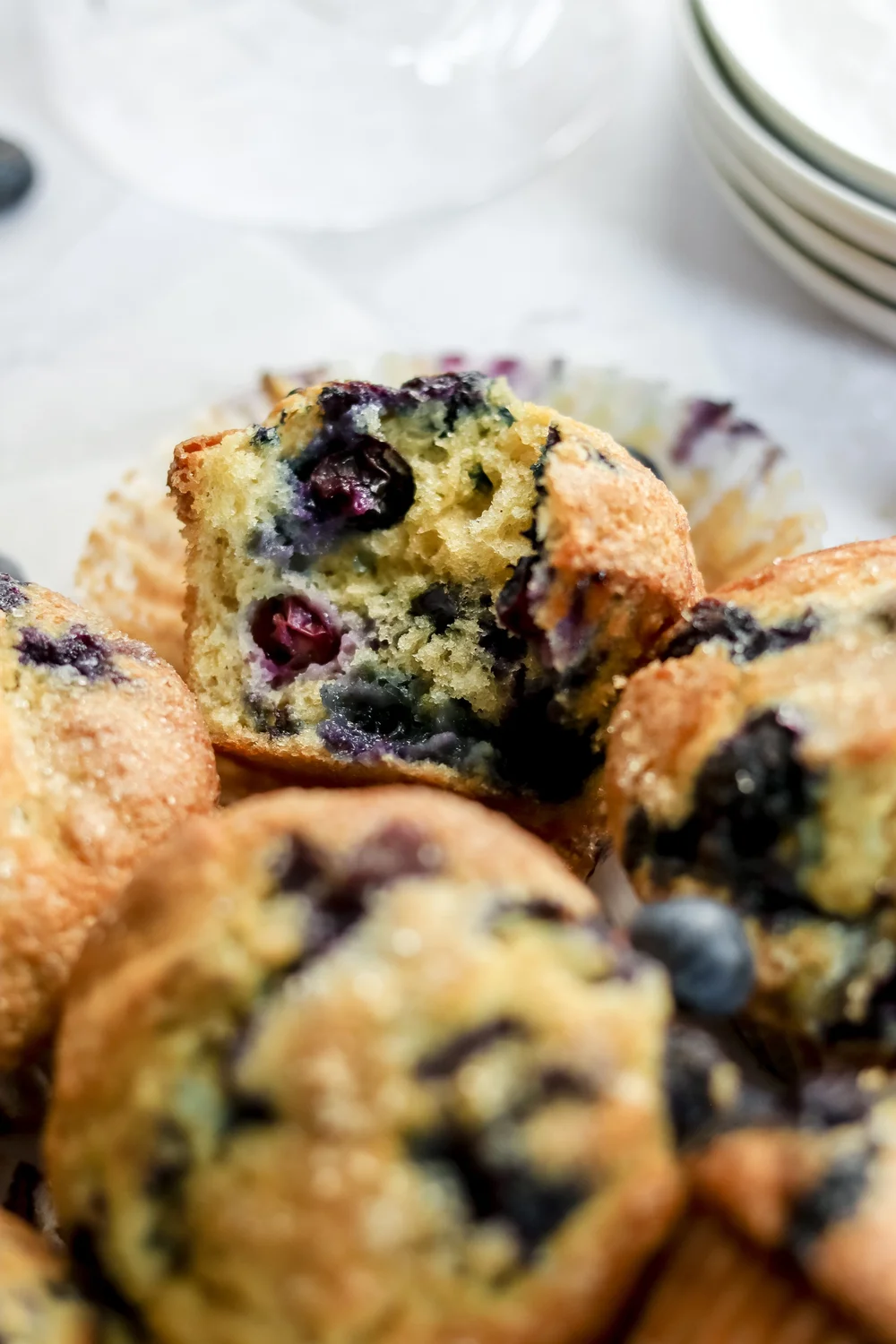 Bakery Style Blueberry Muffins (Overnight Option) — Little Squeeze ...