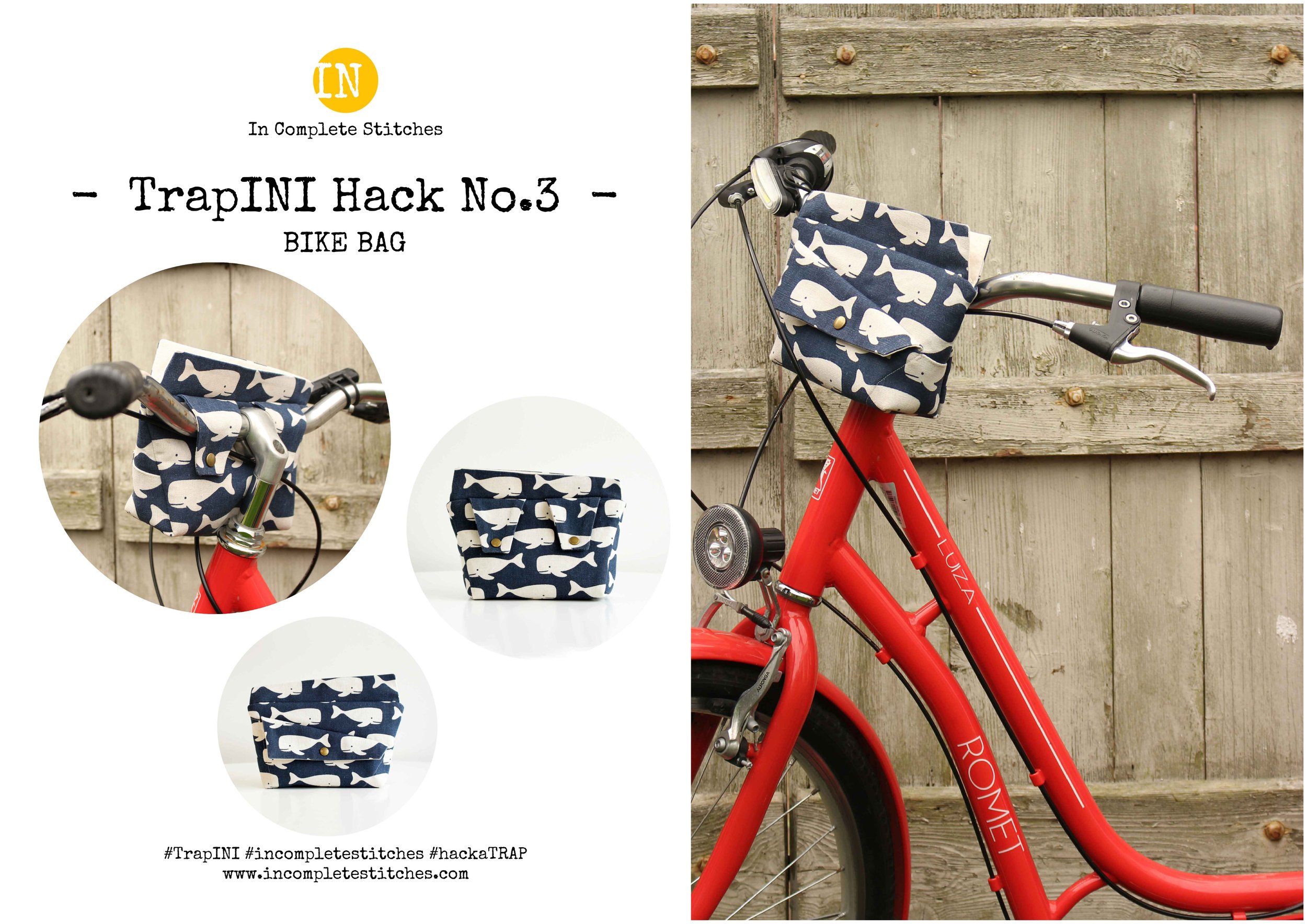 #hackaTRAP – Bike Bag — In Complete Stitches