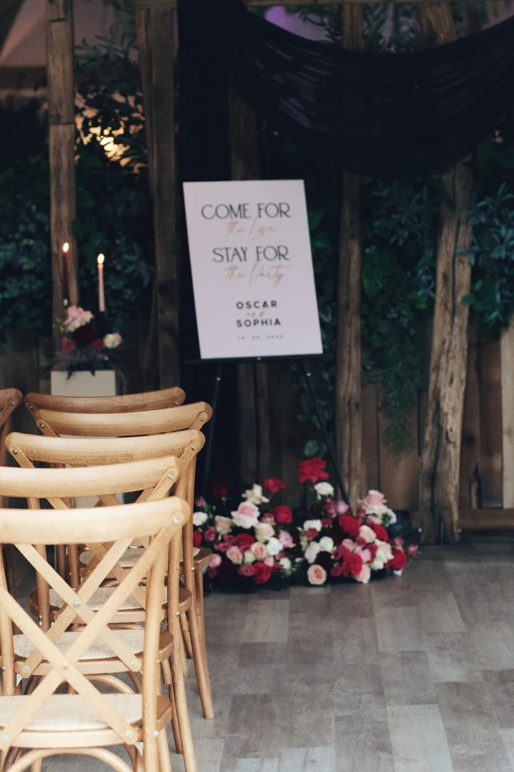 NEW' Featuring Wedding Welcome Sign - Rectangle — Rose Signage Co.